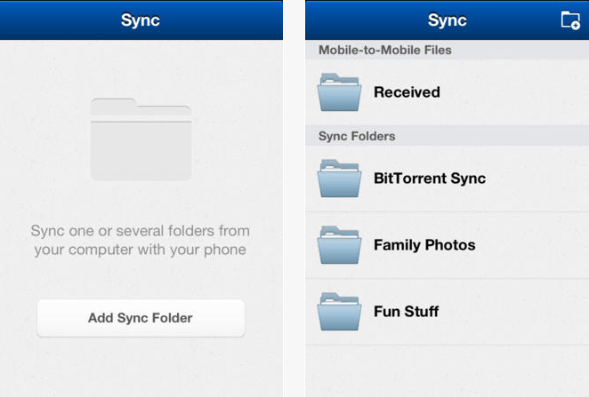 BitTorrent Sync for iOS BitTorrent Sync for iOS